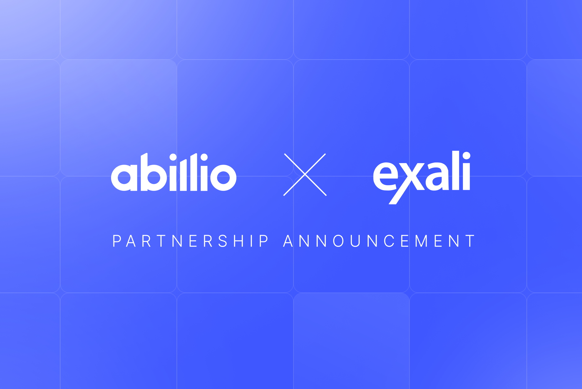 Abillio Announces Partnership with exali - Abillio